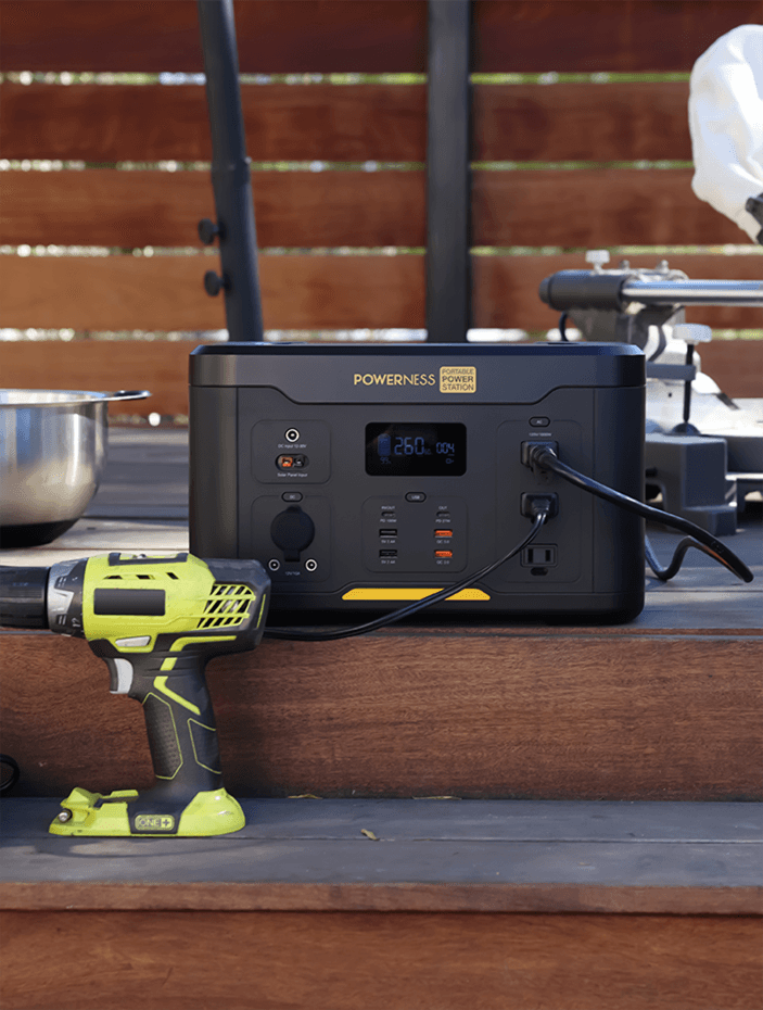 Powerness HikerU1000 Portable Power Station Giant Power Bank with AC ...