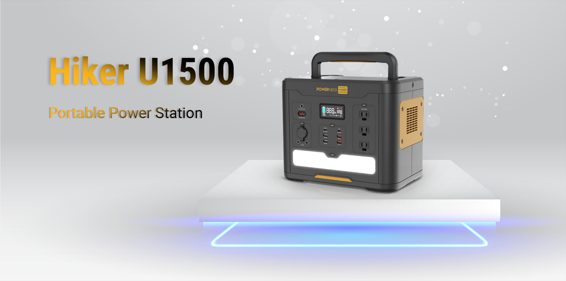 Hiker U1500 Portable Power Station | Powerness:Best Portable Power ...