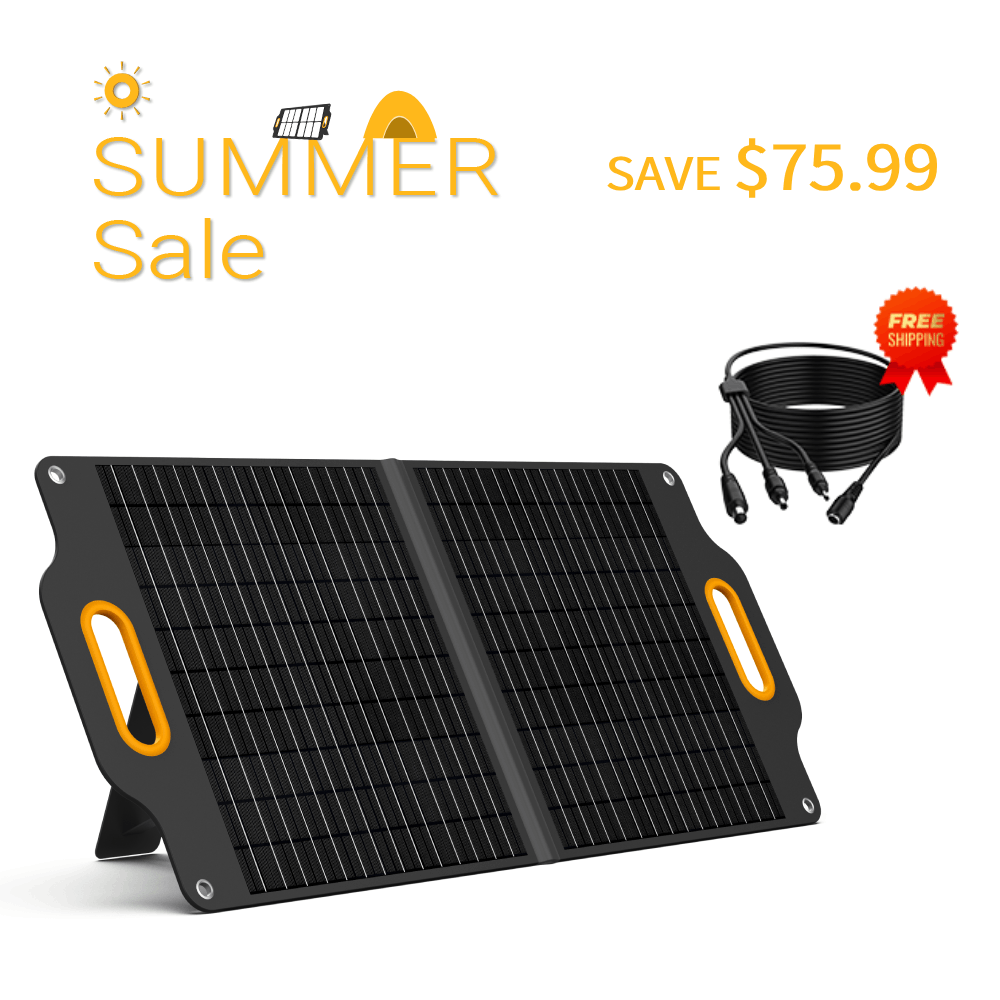 Powernes Solar Panel 80 Watts | Powerness:Best Portable Power Station ...