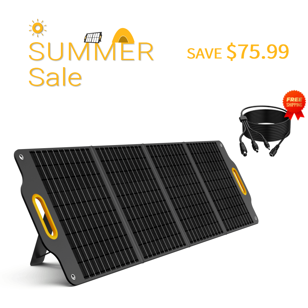SolarX S120 Portable Solar Panel | Powerness:Best Portable Power ...