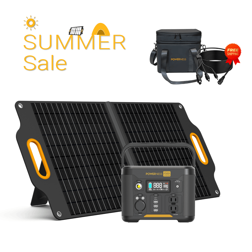 Powerness Solar Generator Kit. Clean and emission-free generator. Tunrs ...